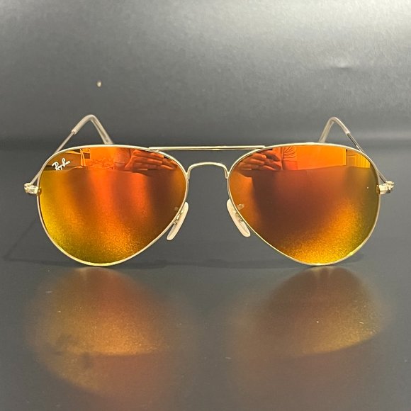 Ray-Ban | Accessories | Ray Ban 325 Unisex Aviators Orange Sunglasses ...